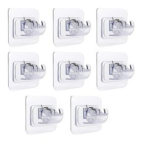 Household wall-mounted curtain telescopic rod sticky hook-8pcs | Shop ...