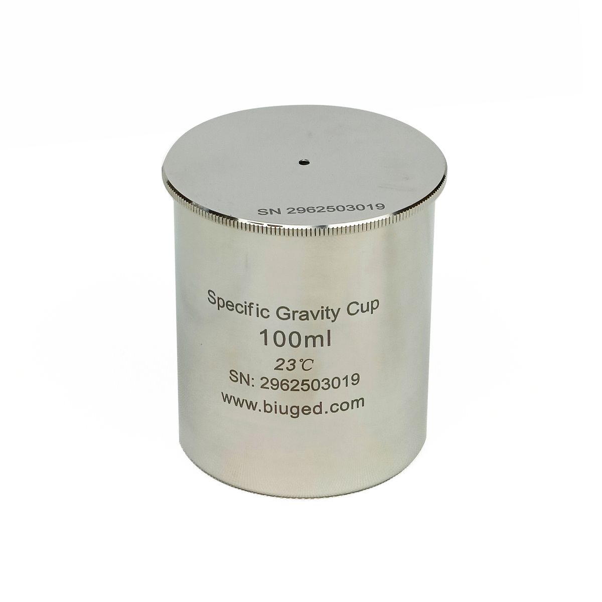 100ml Stainless Steel Specific Gravity(SG) Cup with Calibration ...