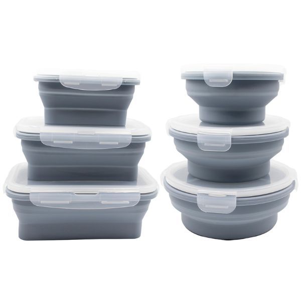 Round and Rectangular Collapsible Containers - 6 Pack | Shop Today. Get ...