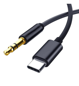 Hi-Fi Stereo Type -C to Aux Male Audio Data Cable for Car Radio ...