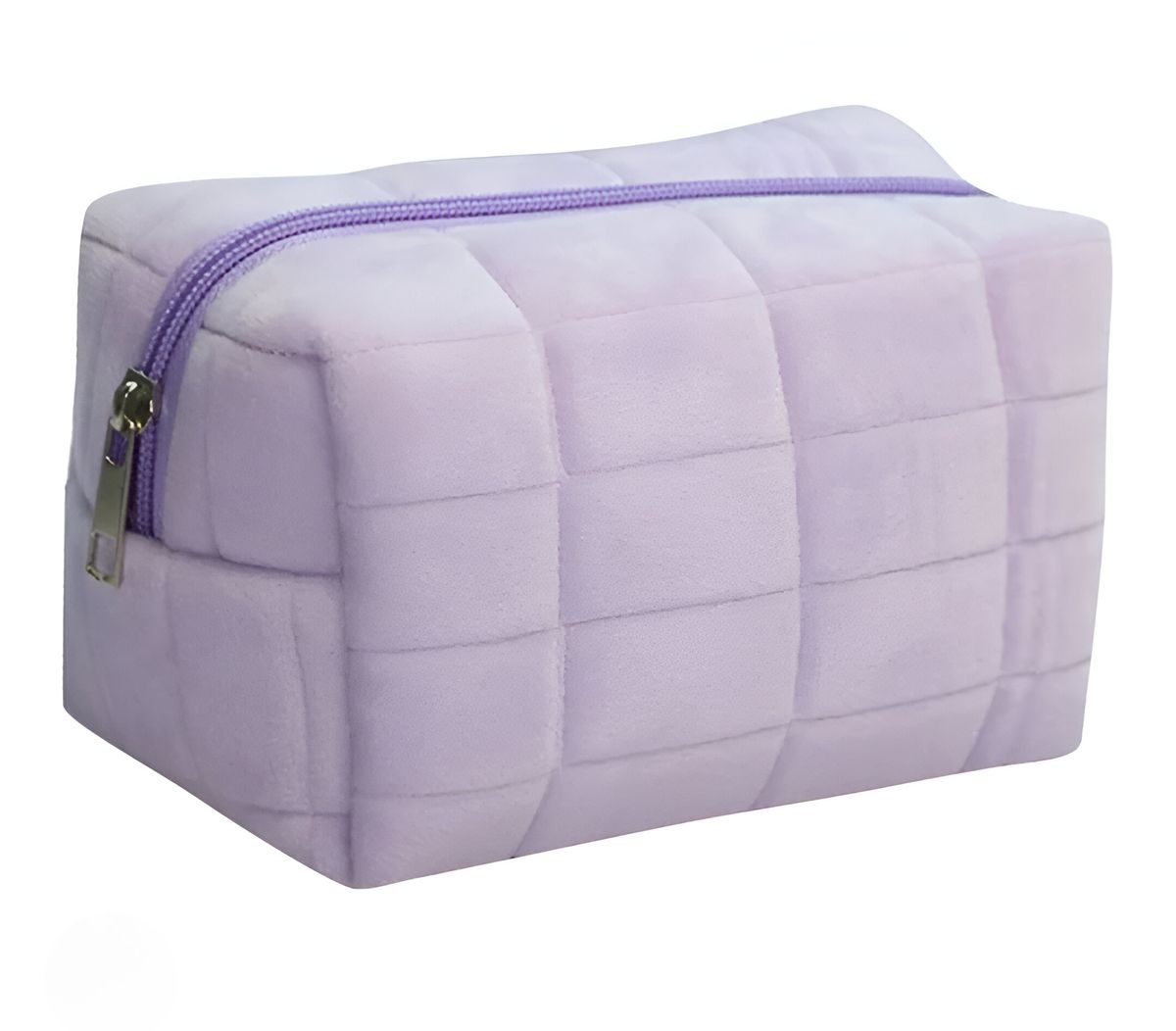 Purple Cute Soft Fluffy Multi-Function School Pencil Bag/Cosmetics Bag ...