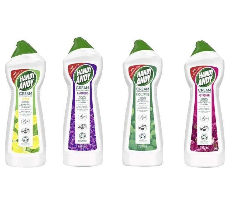 Handy Andy Cleaning Cream - Pack of 4 - 750ml | Shop Today. Get it ...