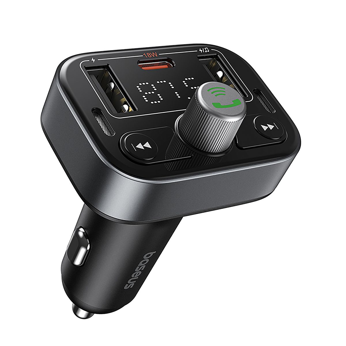 Baseus S-09 Pro Series Car FM Transmitter - Cluster Black | Shop Today ...