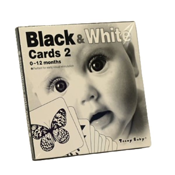Educational High Contrast Black & White Cards For Babies (0-12 Months ...