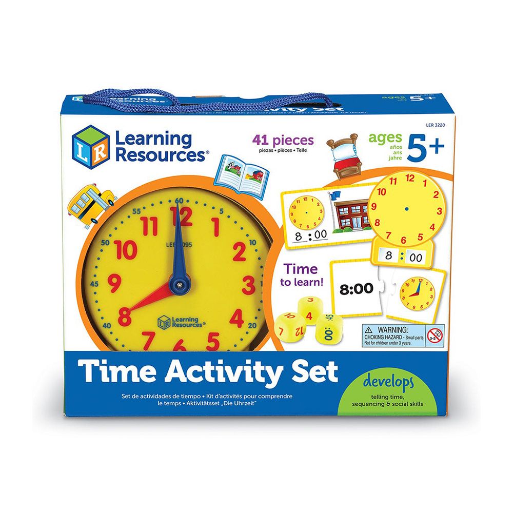Learning Resources Time Activity Set | Shop Today. Get it Tomorrow ...