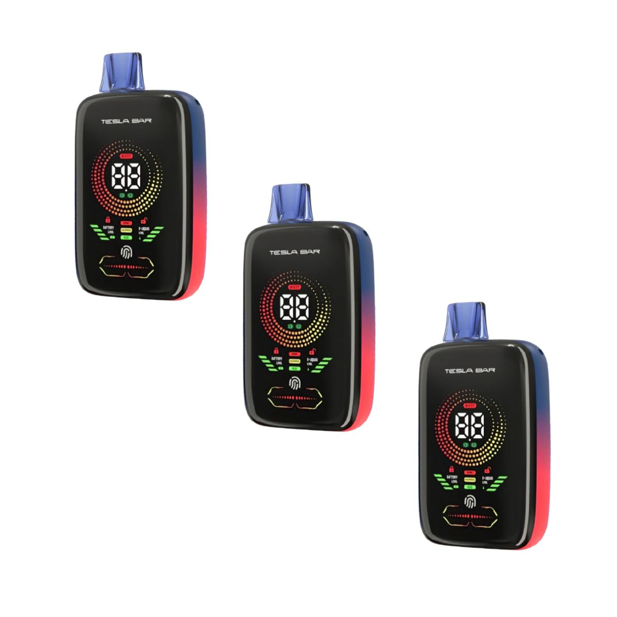 Tesla Bar 25000 Puffs Vape Device Blue Razz 3-Pack | Shop Today. Get it ...