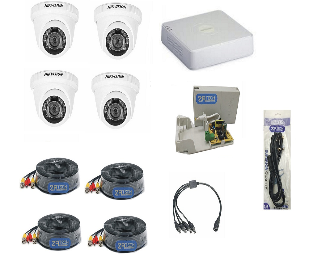 Hikvision 4CH 2MP Standard Dome DIY Kit | Shop Today. Get it Tomorrow ...