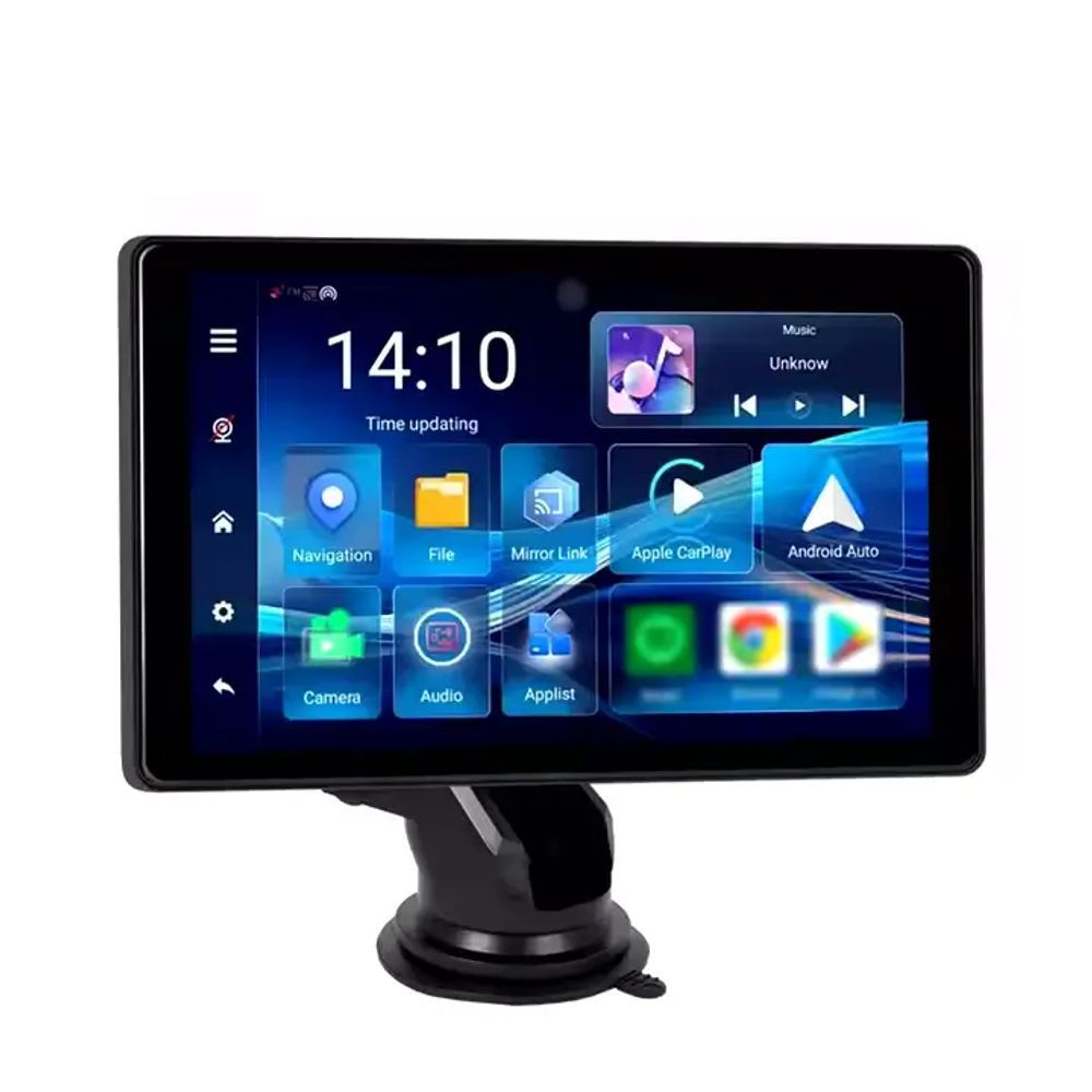 Octacore 8" HD Wireless CarPlay/Android Auto Smart Screen Player with ...