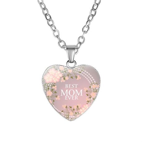 Mother s Day Mom s Love Mom Heart Pendant Necklace Women s Day Daily Sale Shop