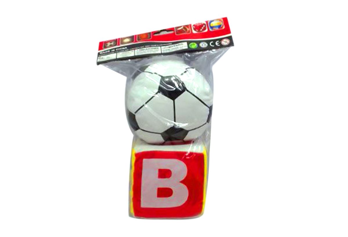 4 Inch Cube & Football in PVC Bag | Shop Today. Get it Tomorrow ...