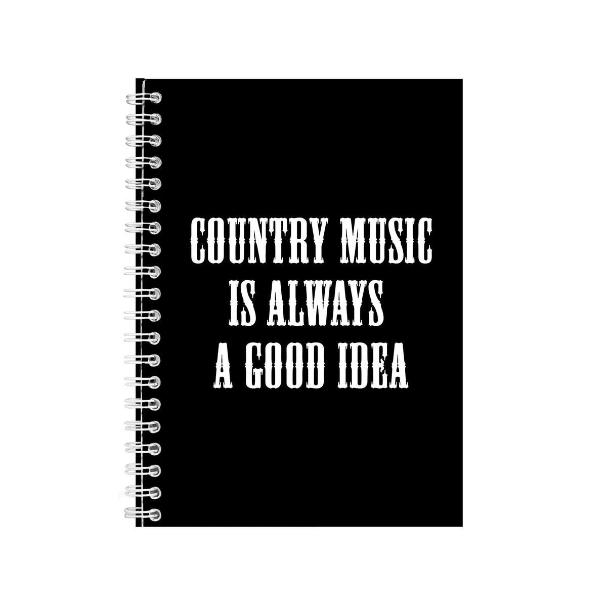 Country Music Notebook Cowboy Gift Idea Writing Book Notepad Pad 31 ...