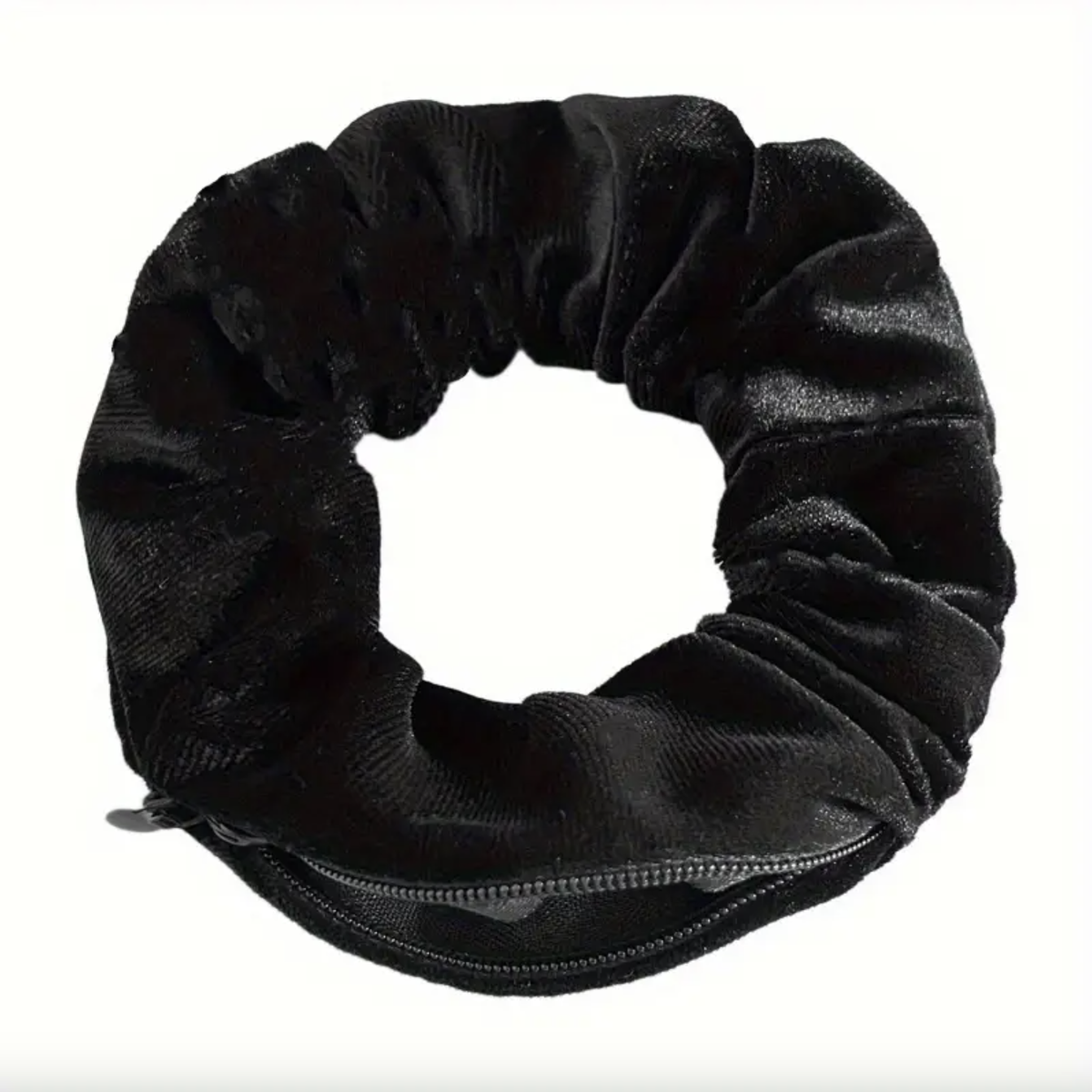 Velvet Hair Scrunchie with Secret Zip Pocket | Shop Today. Get it ...