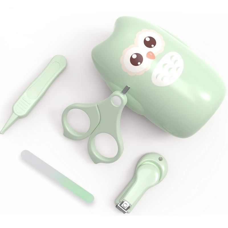 Baby Nail Kit 4 in 1 Baby Grooming Kit with Cute Case Professional ...