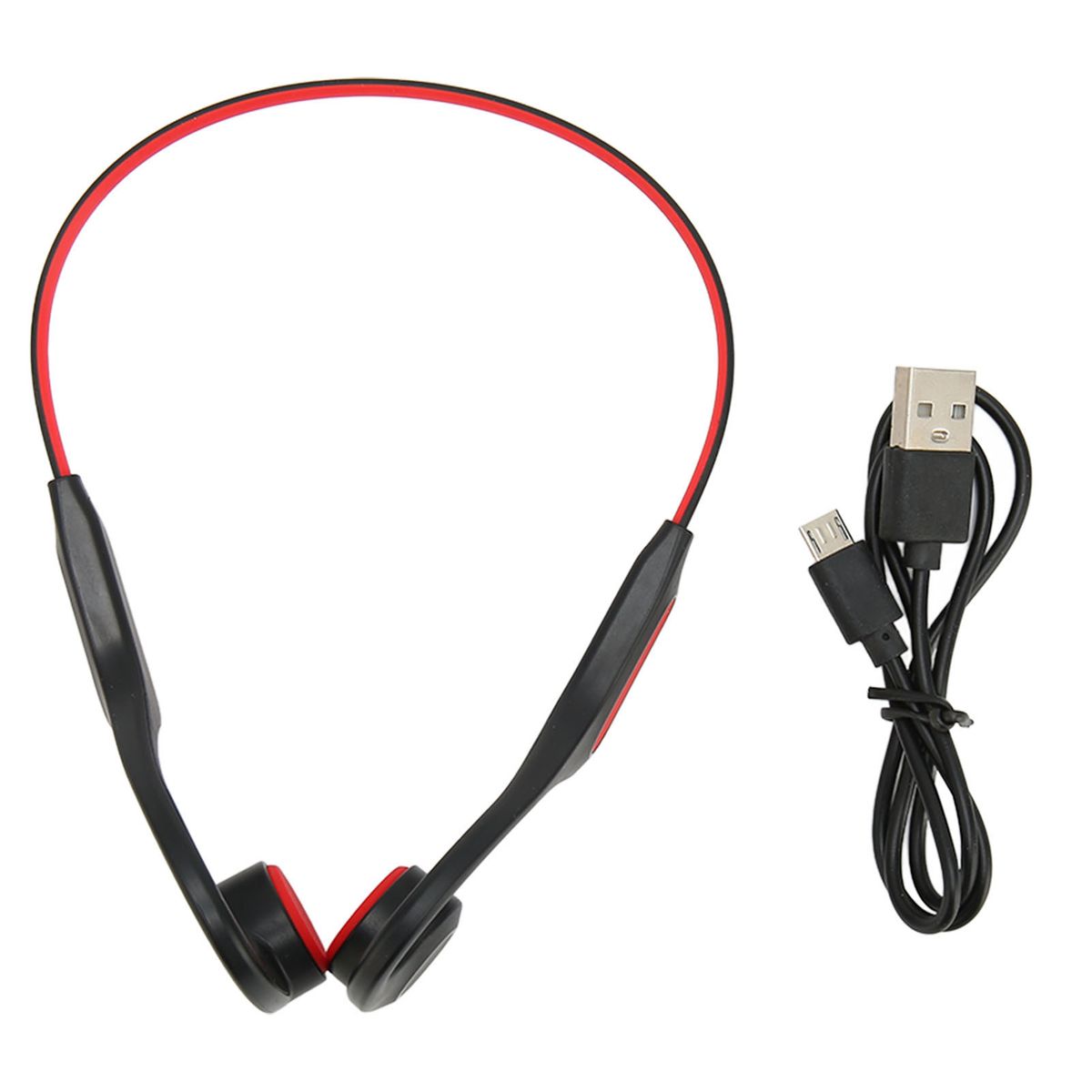 Bone Conduction Bluetooth Headset Noise Cancellation Waterproof Sports ...
