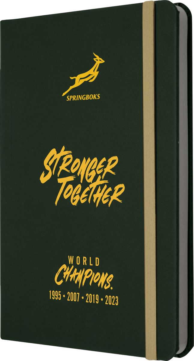 Springboks World Champions Eco Notebook, A5 | Shop Today. Get it ...
