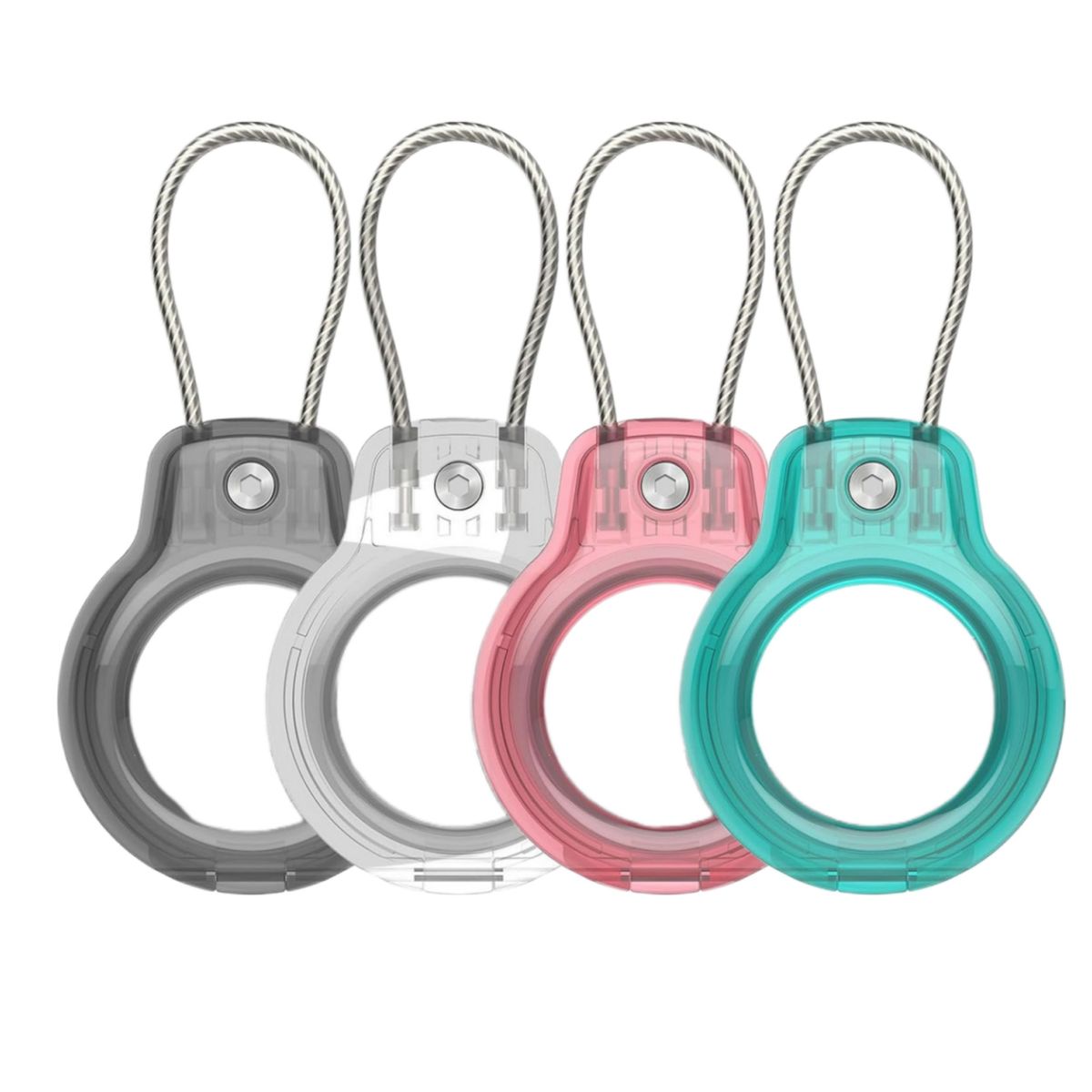 4 Pack Finder Holder With Wire Cable, Keychain Key Ring Key | Shop ...