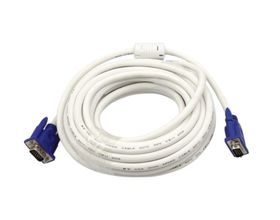 High Resolution VGA Cable Male To Male 20 Meters 1080P - White | Shop ...