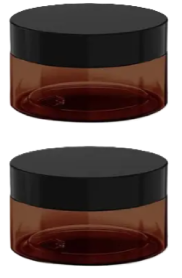 2 x 100ml Amber Reusable Containers with Lids | Shop Today. Get it ...