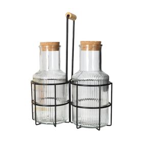 Glass Juice Jar with Stand 3 Piece | Shop Today. Get it Tomorrow ...