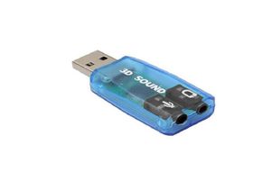 3D Sound 5.1 USB Audio Controller External Sound Card Intergrated 2CH ...