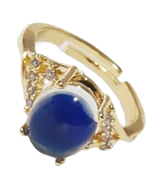 Thermo-Stone Multi-Diamond Micro Inset & Temperature Change Colour Ring ...