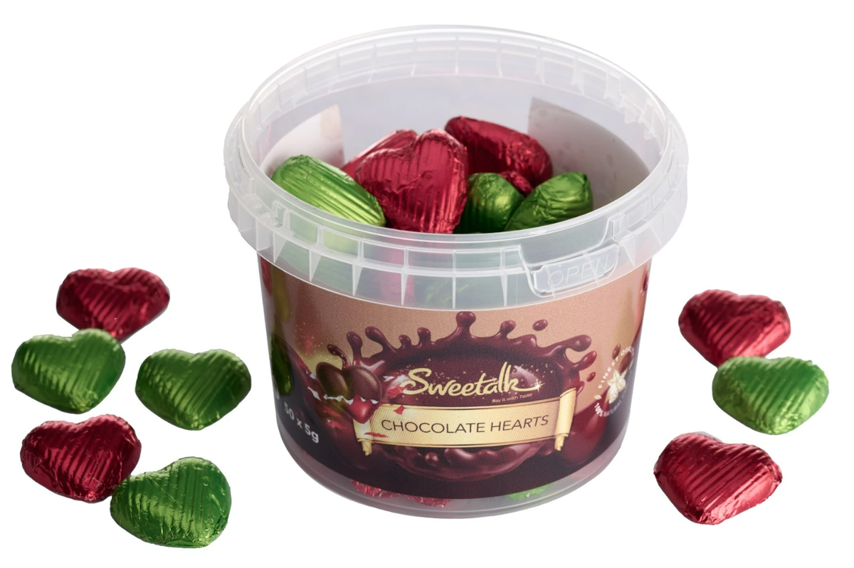 Sweetalk - Christmas Hearts Chocolate x 50 Mini Hearts Chocolate | Shop ...