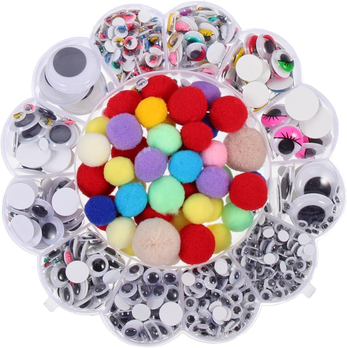 Craft Adhesive Doll Eyes Self-Adhesive Puppet Eye 1030pcs | Shop Today ...