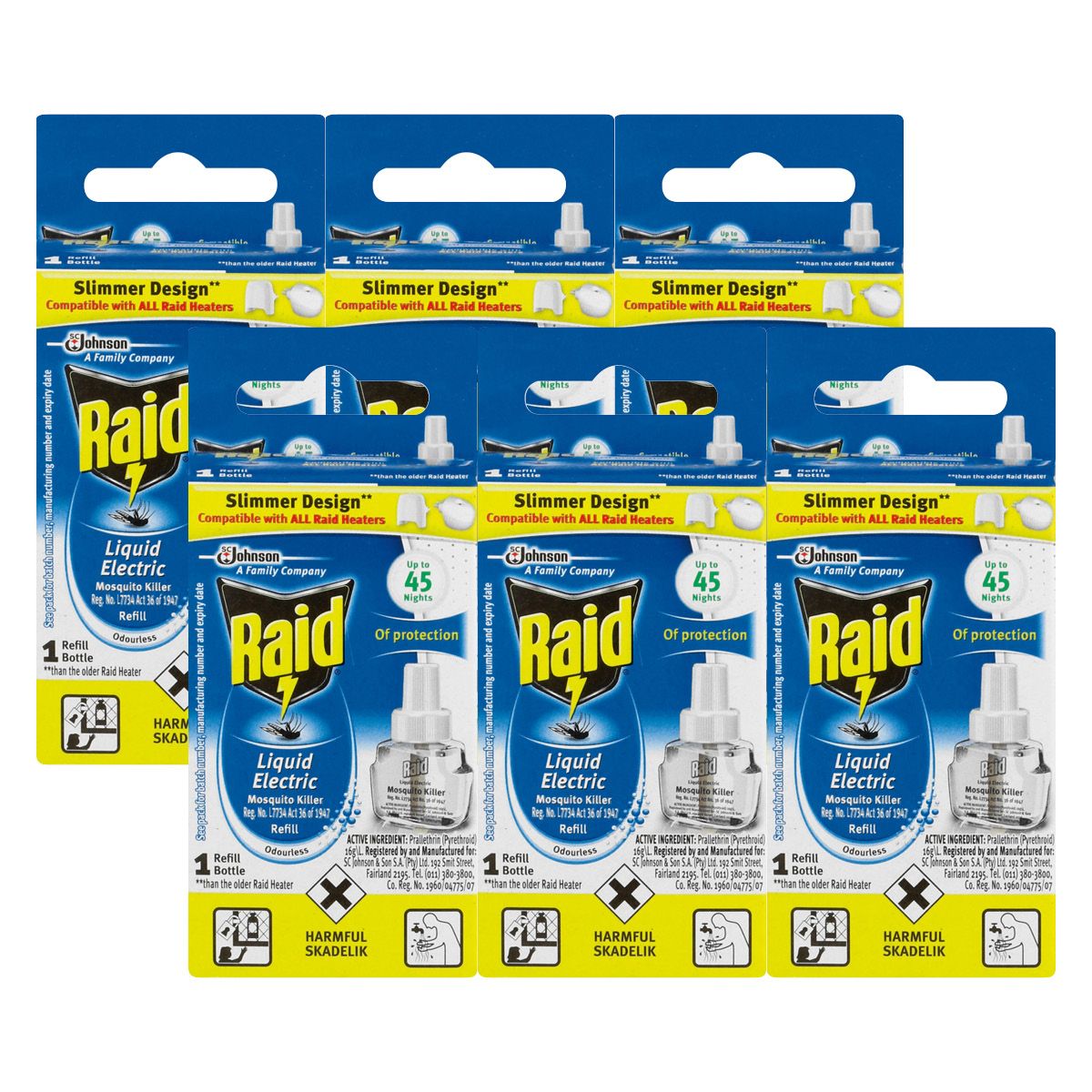 Raid Liquid Electric Mosquito Killer Single Refill 6 x 33ml | Shop ...