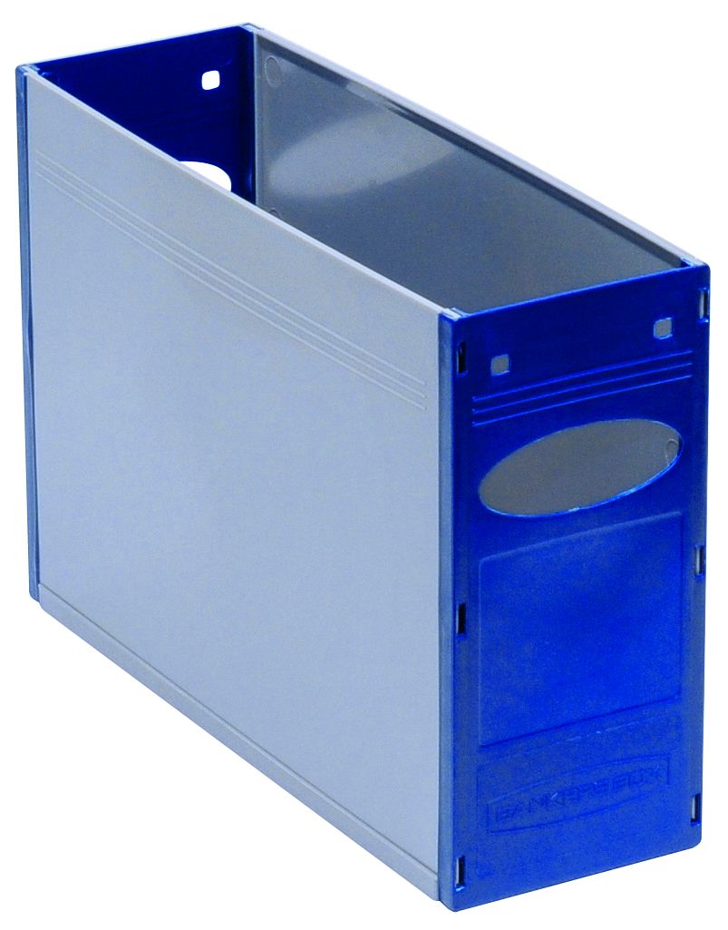 Fellowes Bankers Box Plastic Containers Solid Container - Blue 4pk ...
