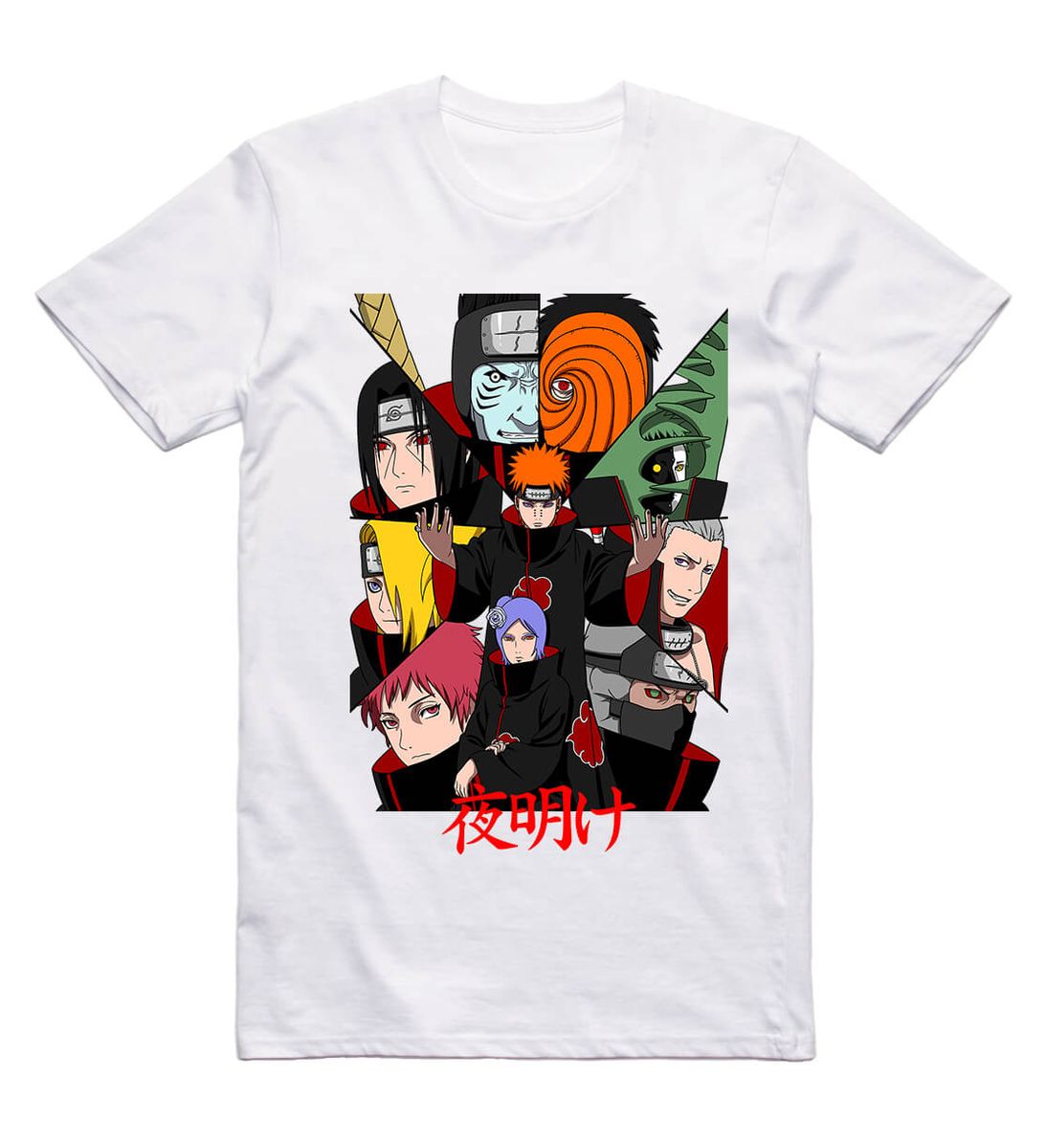 Naruto Akatsuki Group T-shirt | Shop Today. Get it Tomorrow! | takealot.com
