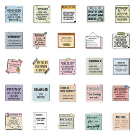 Beautiful Self-Care Reminder Stickers - Mini Roll of 50 | Shop Today ...