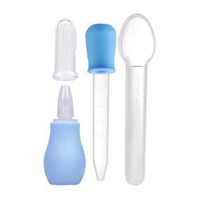4 Piece Newborn Baby Medicine Dropper Feeding Set with Aspirator Care ...