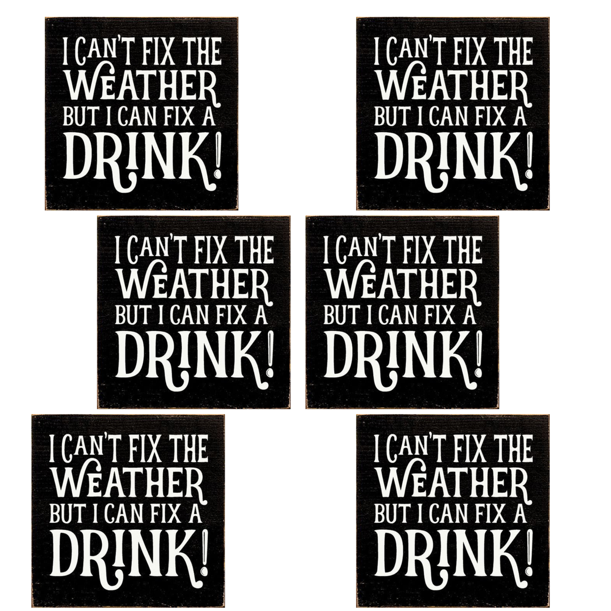 Fix A Drink 6 Pack Coasters | Shop Today. Get it Tomorrow! | takealot.com