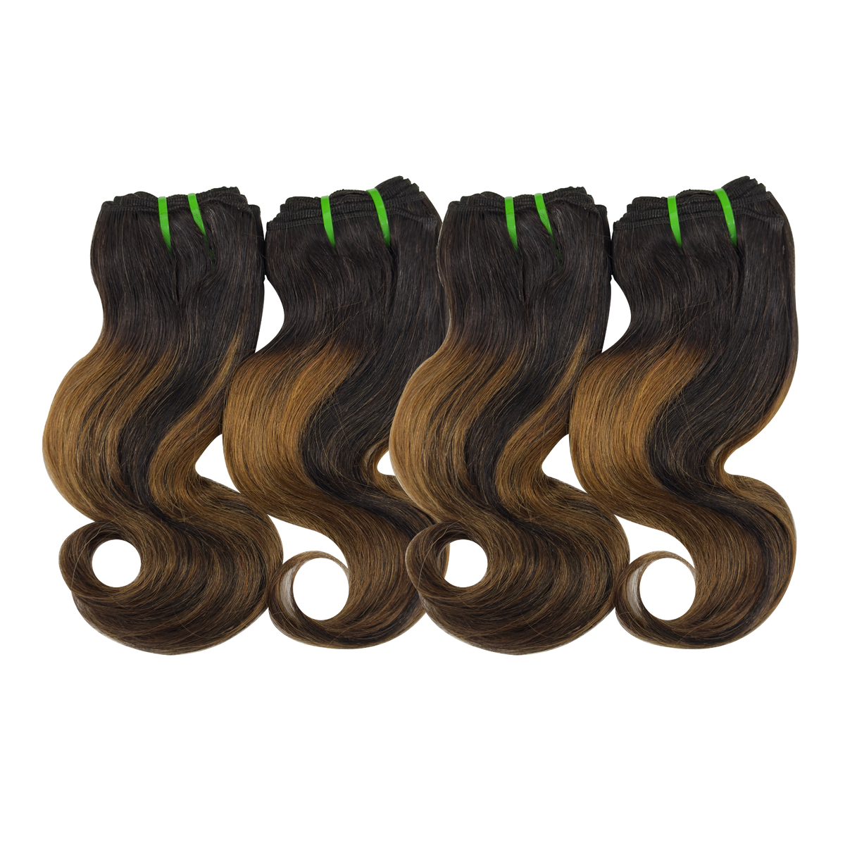 Black and Brown Highlight Bundle Human Hair Body Wave F1b/30 4 Bundles ...