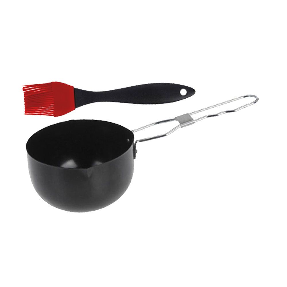 Braai Cookware - Non-Stick Pan with Silicone Basting Brush - Set of 2 ...