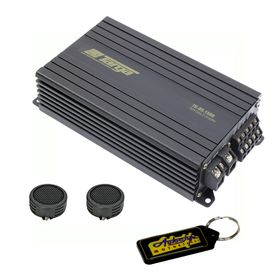 Targa 5 Channel Class D Mini Amplifier & Evo Tweeters & Gel Key Holder ...