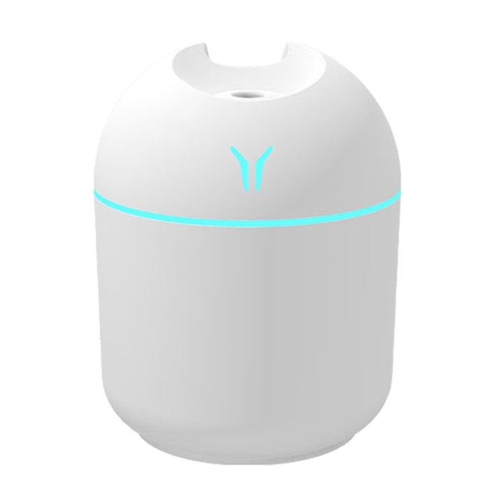 250ml Portable Mini USB Ultrasonic Cool Mist Humidifier with Night ...