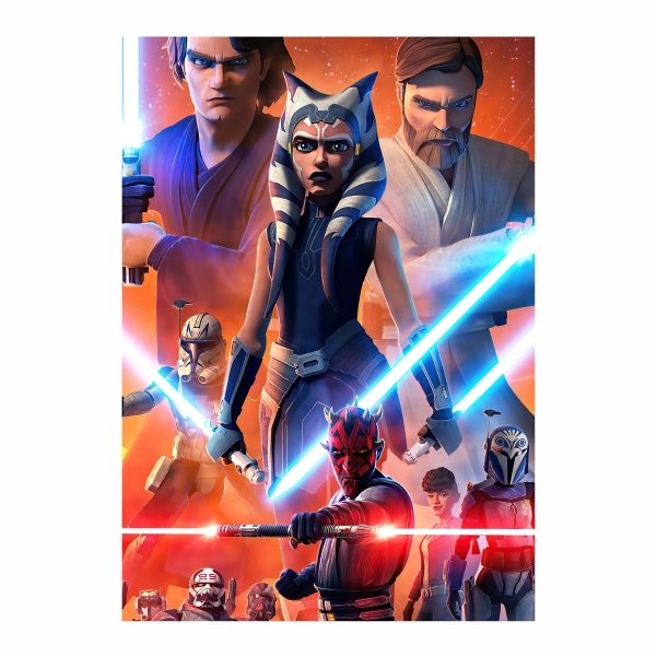 Star Wars The Clone Wars - A1 Poster | Shop Today. Get it Tomorrow ...