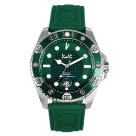 Vialli Green Silver Rubber Wristwatch | Shop Today. Get it Tomorrow ...
