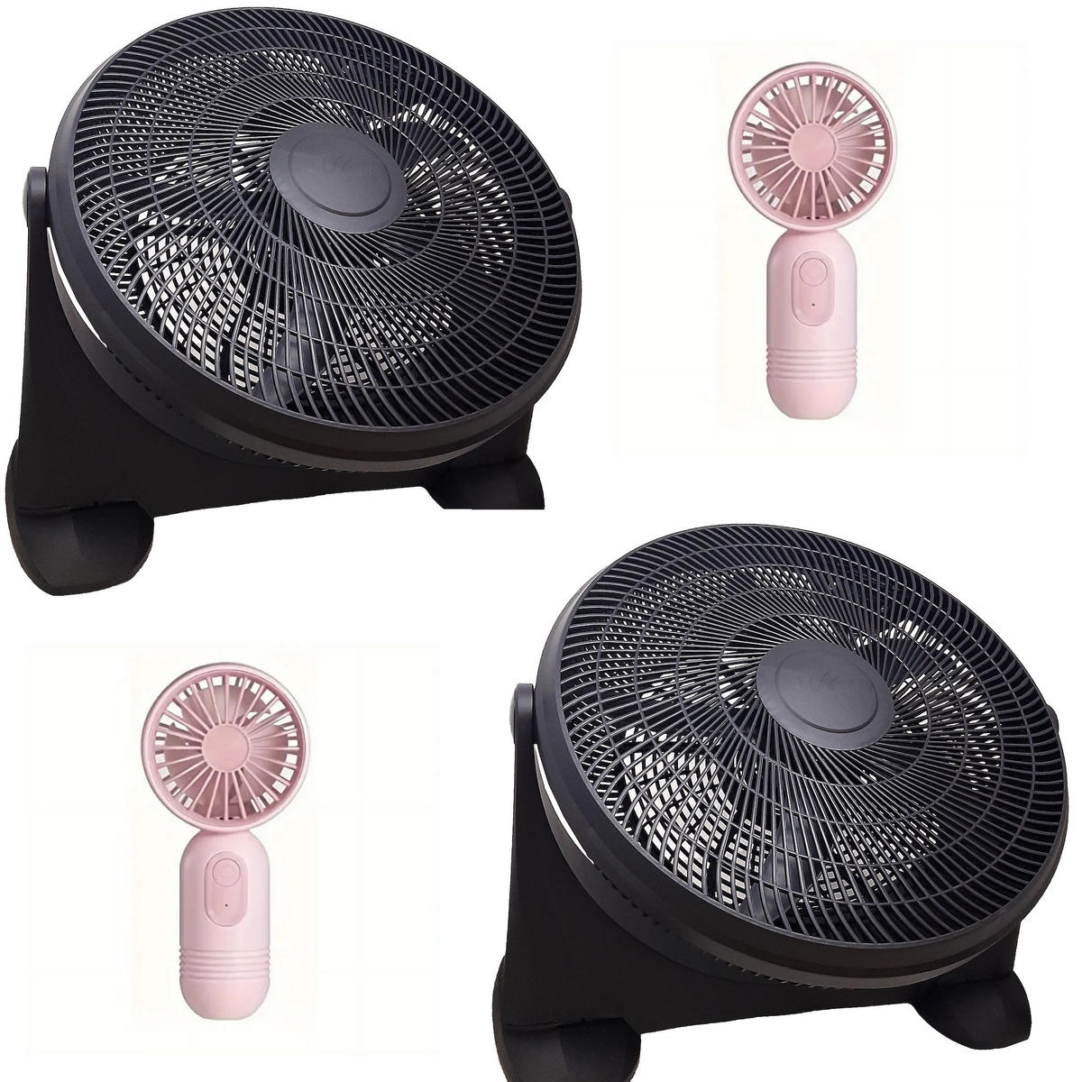 70W Electric fans with 3 Speed Cooling Effect & Radial Guard + 2 Mini ...