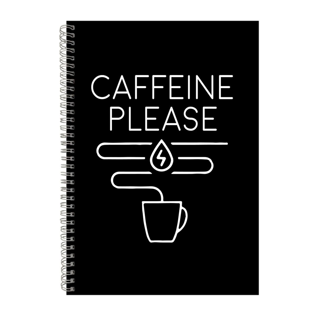 Caffeine Please Notebook Caffeine Gift Idea A4 Notepad 136 | Shop Today. Get it Tomorrow ...