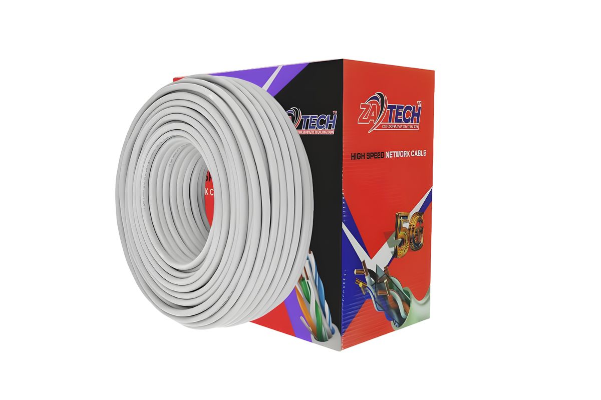ZATECH Ethernet CAT6 UTP Cable - 100 Meters, High-Speed Connectivity ...