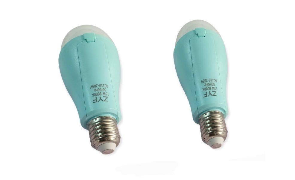 Rechargeable Emergency LED Loadshedding Light Lamp 15W 2Pieces E27 ...
