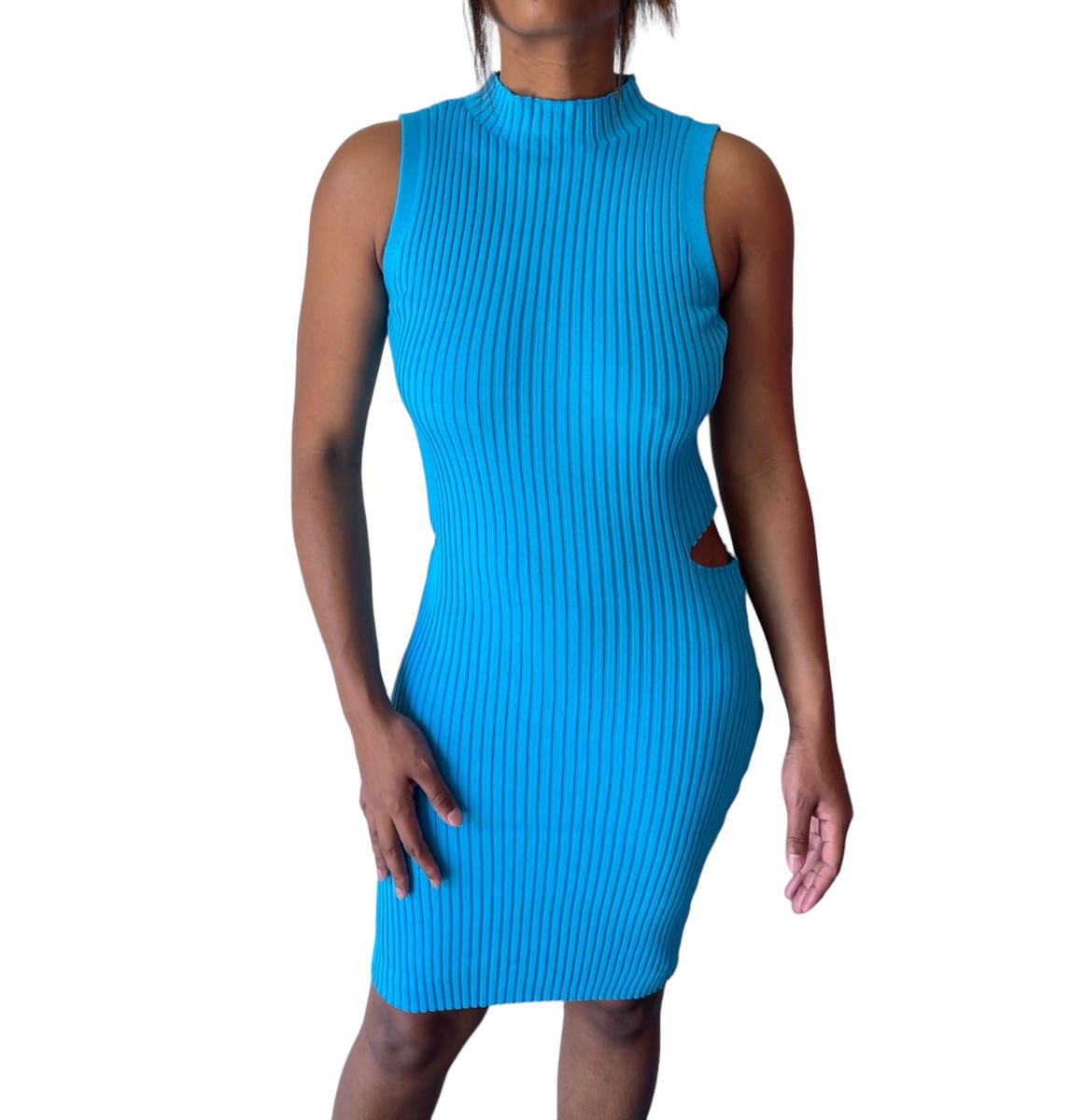 Elena Ribbed Open Sides Winter Dress for women | Shop Today. Get it ...
