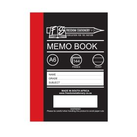 Freedom Stationery - A6 144 Page Memo Book (Pack Of 10) | Shop Today ...