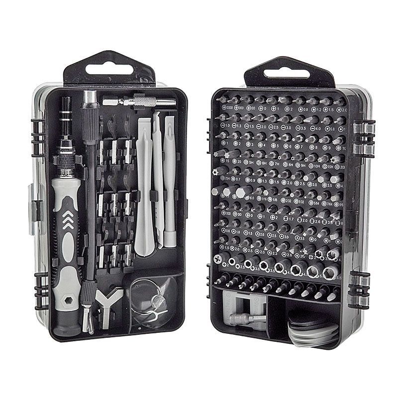 138-in-1 Screwdriver Set multi-Purpose Precision Repair Tool Kit - Grey ...