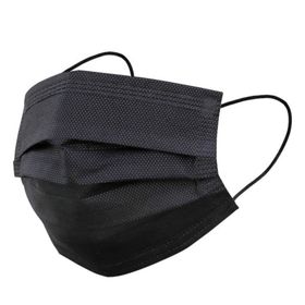 200 x Face Masks - Disposable 3Ply - Black | Shop Today. Get it ...
