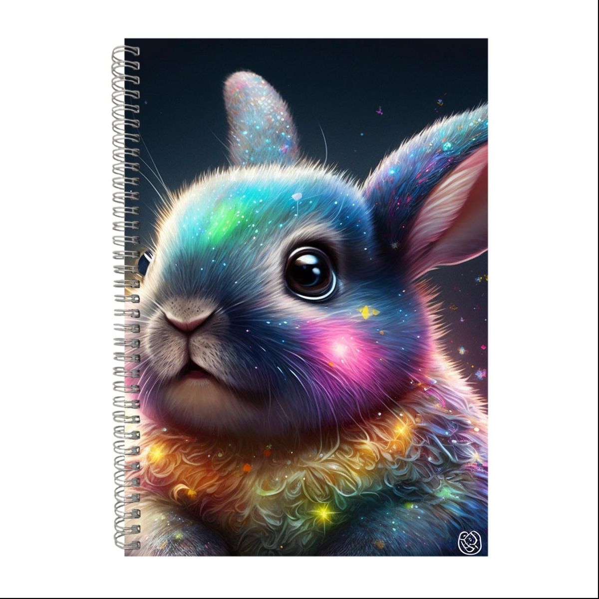 Fantasy Rabbit Dark Background Gift Idea A4 Notepad 210 | Shop Today. Get it Tomorrow ...