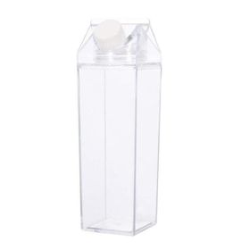 1x 1000ml Transparent Carton Bottle with Lockable Lid&Seal | Shop Today ...