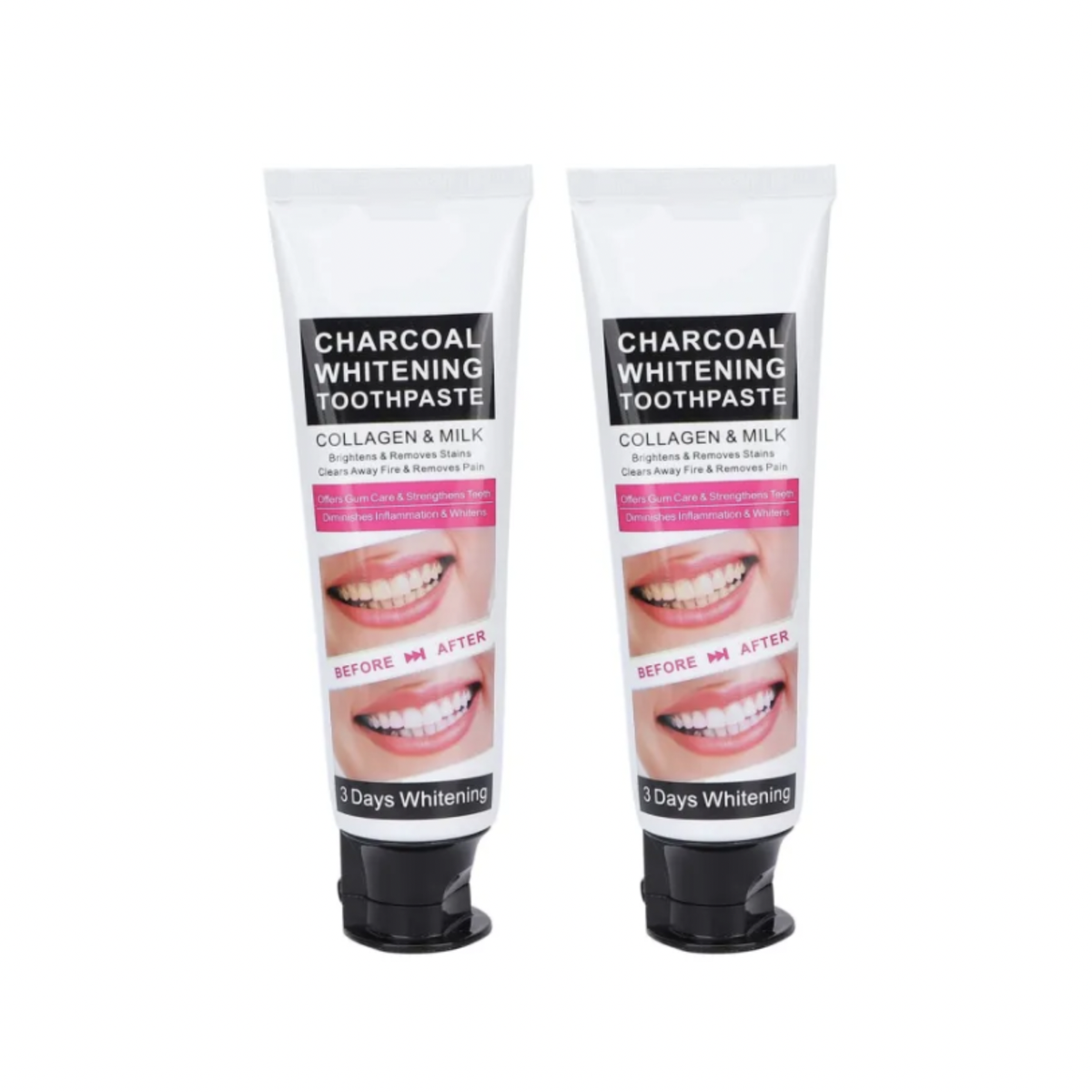 Charcoal Whitening Toothpaste - 2 Pack | Shop Today. Get it Tomorrow ...
